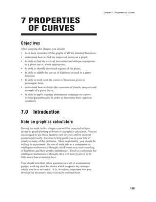 7.curves Further Mathematics Zimbabwe Zimsec Cambridge | PDF