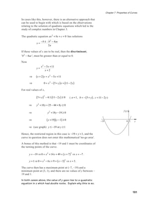 7.curves Further Mathematics Zimbabwe Zimsec Cambridge | PDF