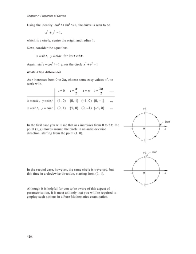 7.curves Further Mathematics Zimbabwe Zimsec Cambridge | PDF