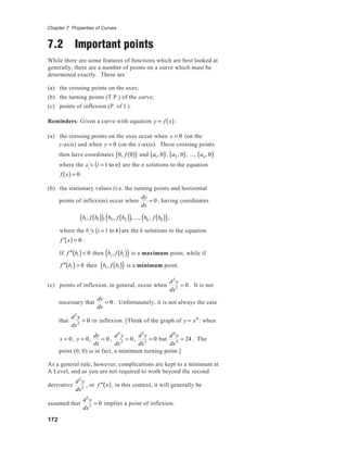 7.curves Further Mathematics Zimbabwe Zimsec Cambridge | PDF