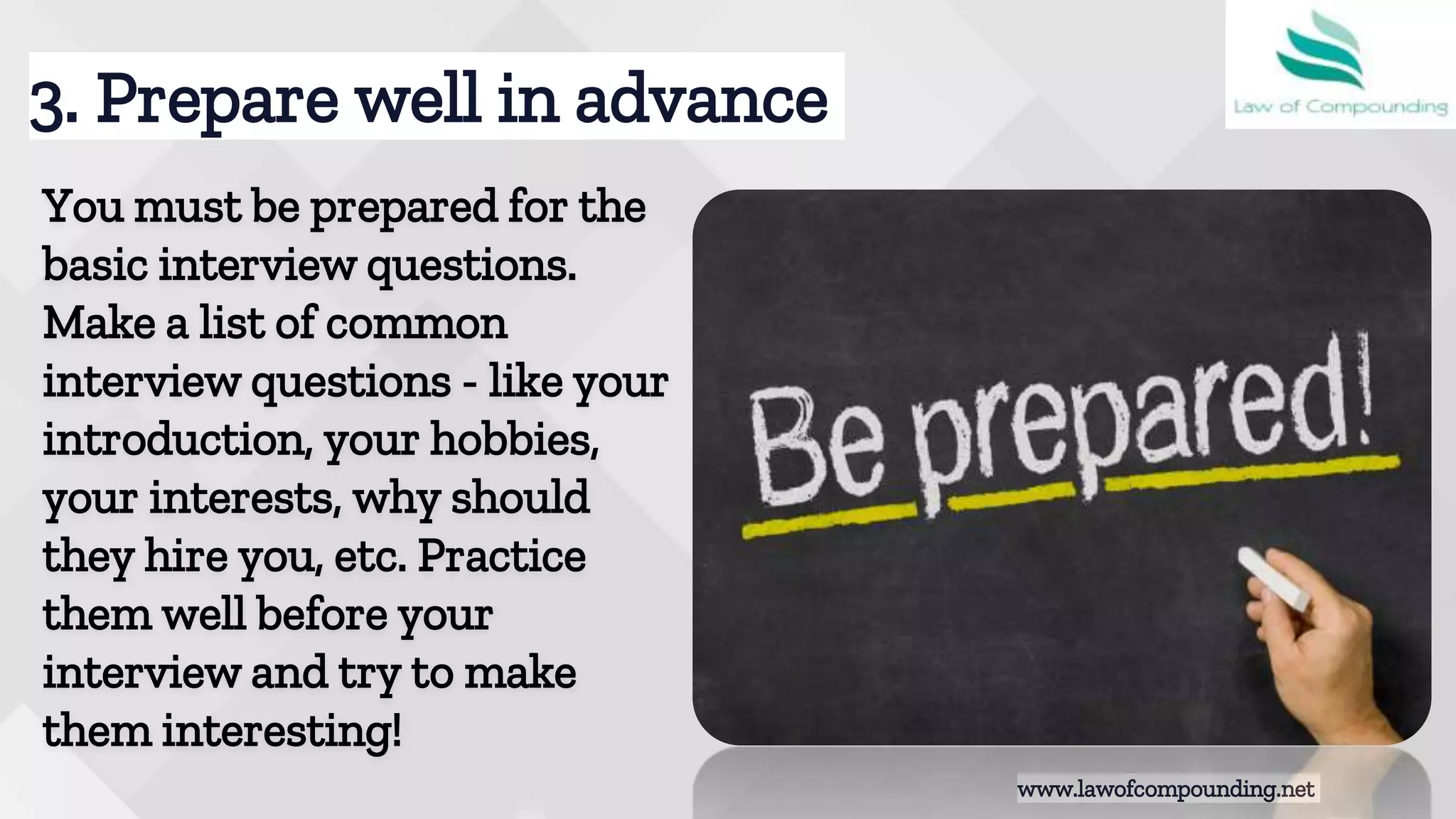 Top 10 Interview Tips | PPTX | Resume Writing and Advice | Job Search