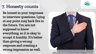 Top 10 Interview Tips | PPTX | Resume Writing and Advice | Job Search