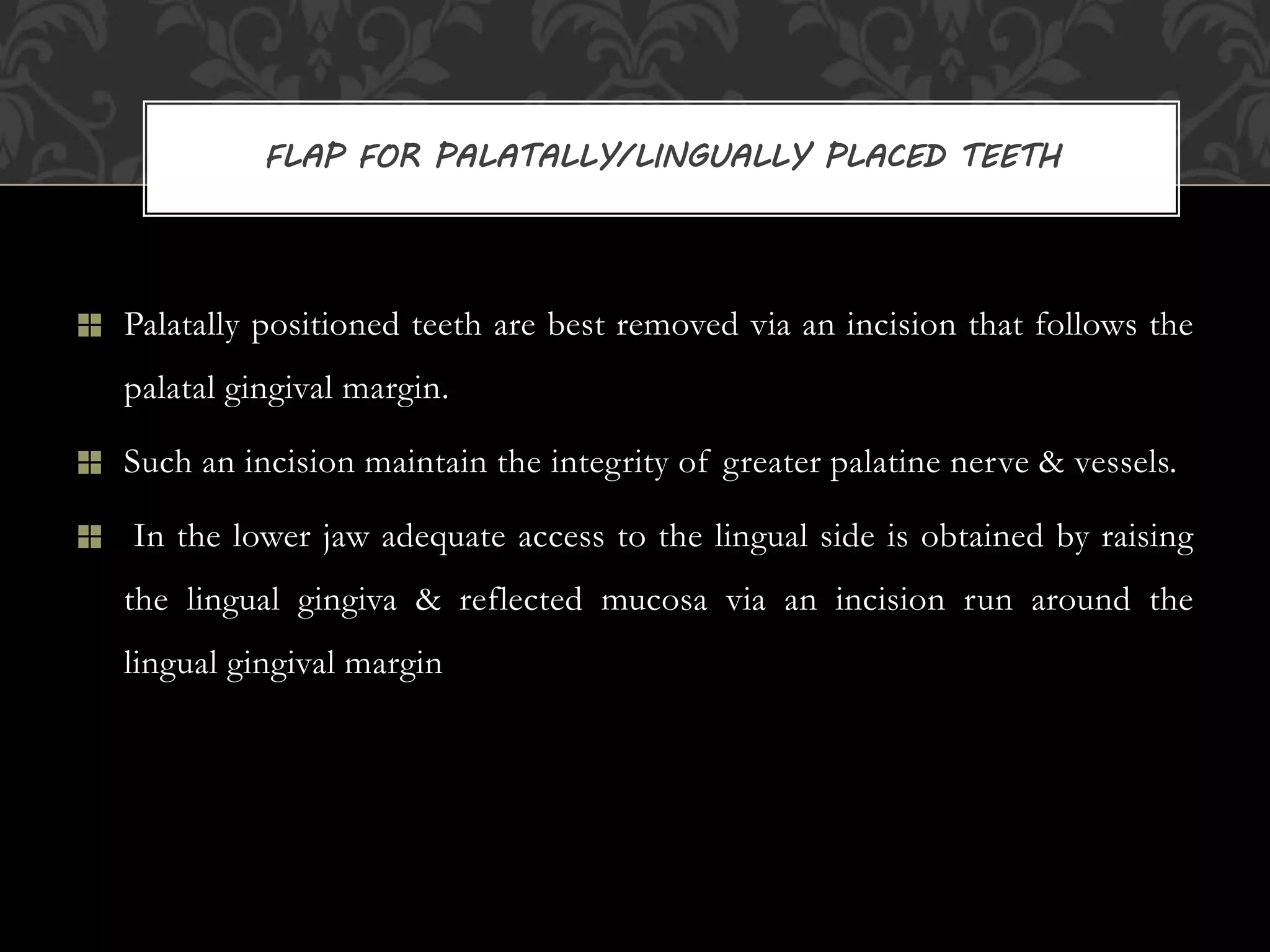 minor oral surgical procedures in pediatric dentistry | PPTX