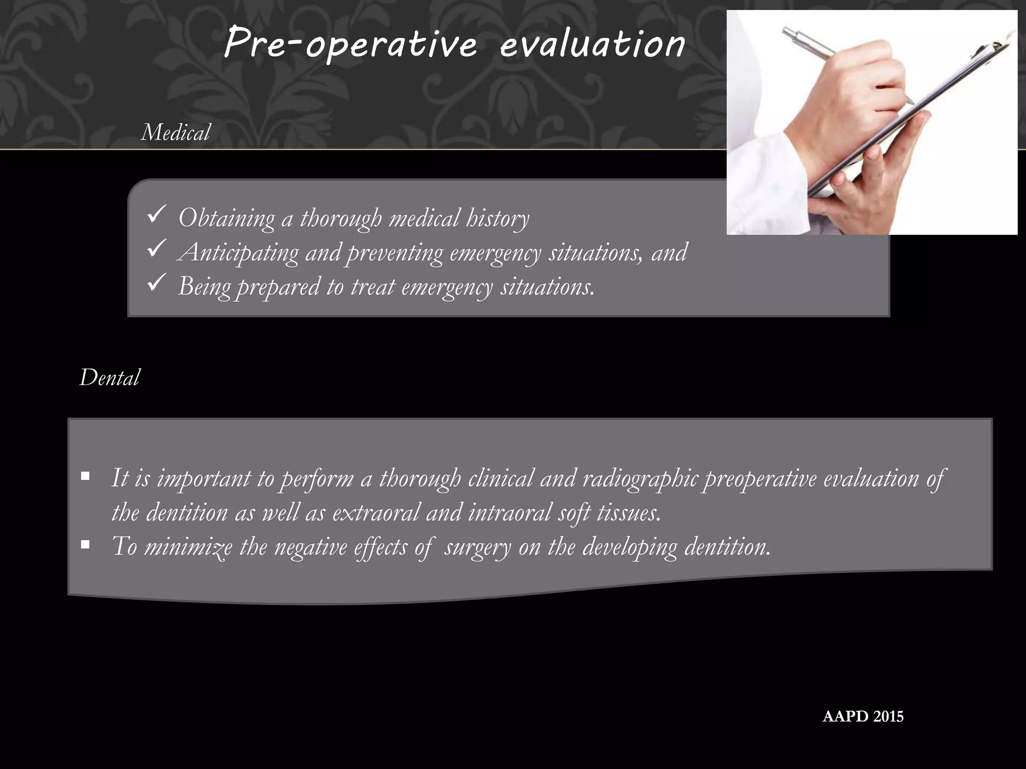 minor oral surgical procedures in pediatric dentistry | PPTX