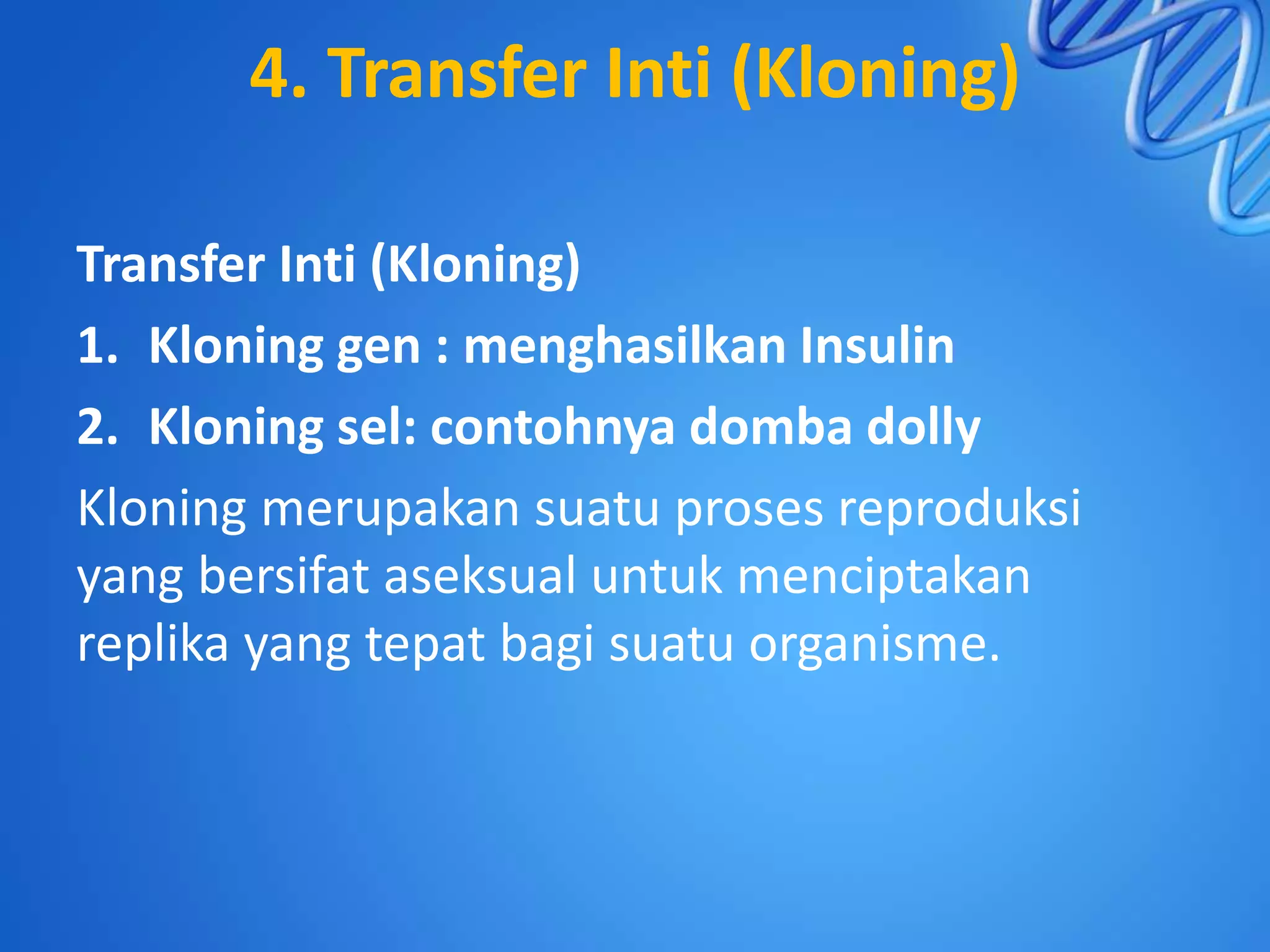 Rekayasa Genetika | PPTX