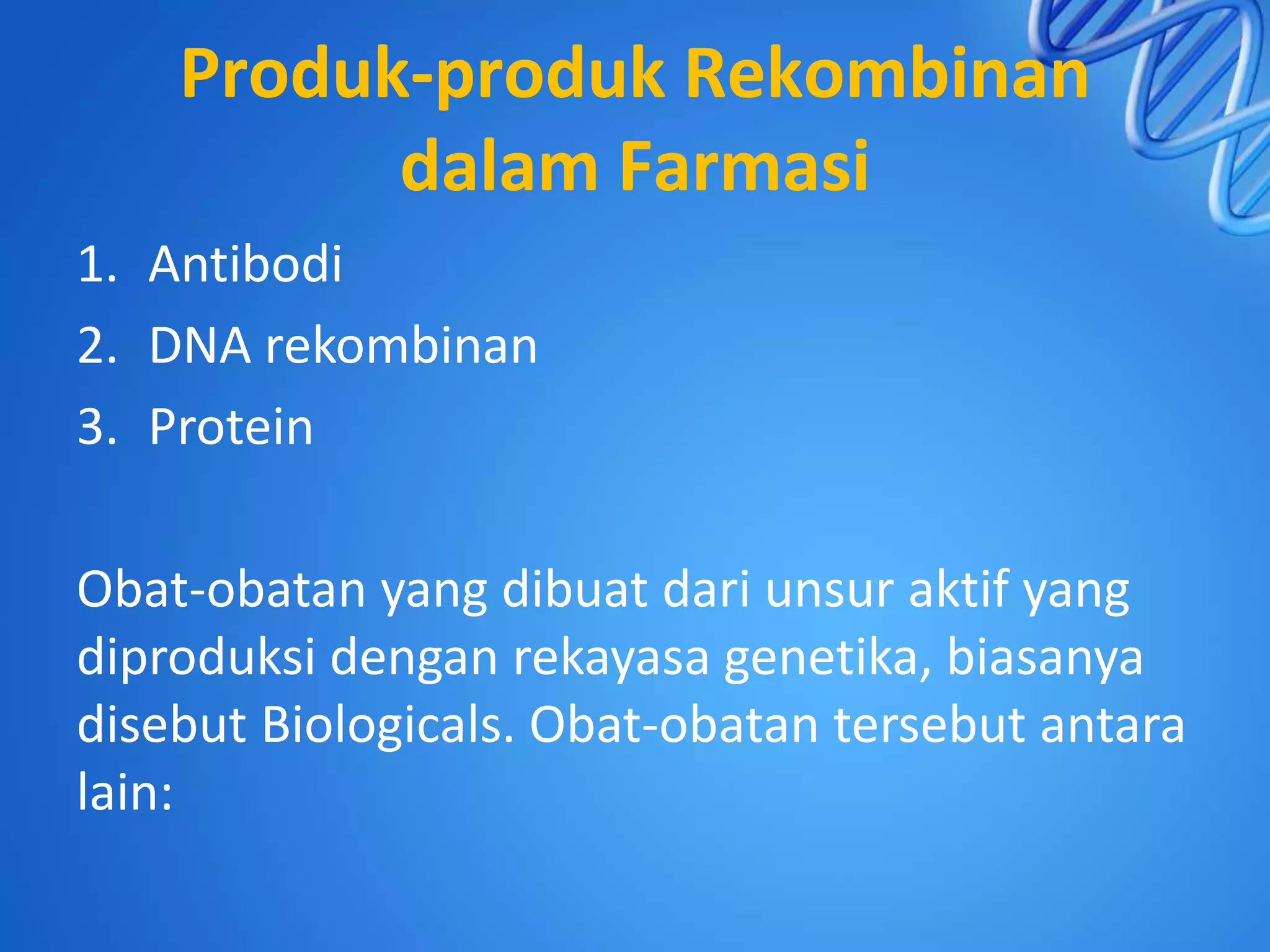 Rekayasa Genetika | PPTX
