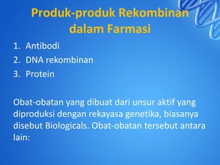 Rekayasa Genetika | PPTX
