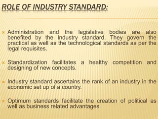 Industry standards | PPTX