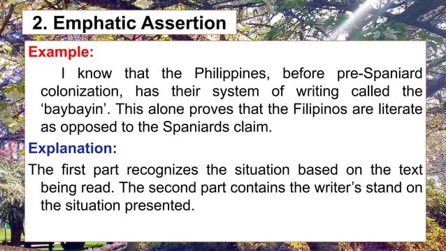 FORMULATING ASSERTIONS | PPTX