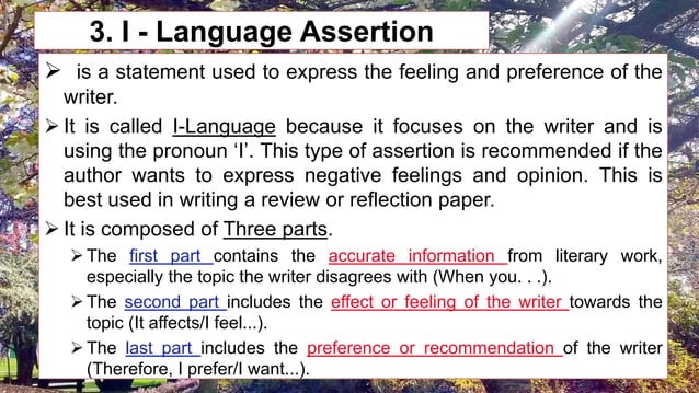 FORMULATING ASSERTIONS | PPTX