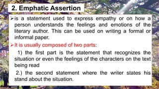 FORMULATING ASSERTIONS | PPT