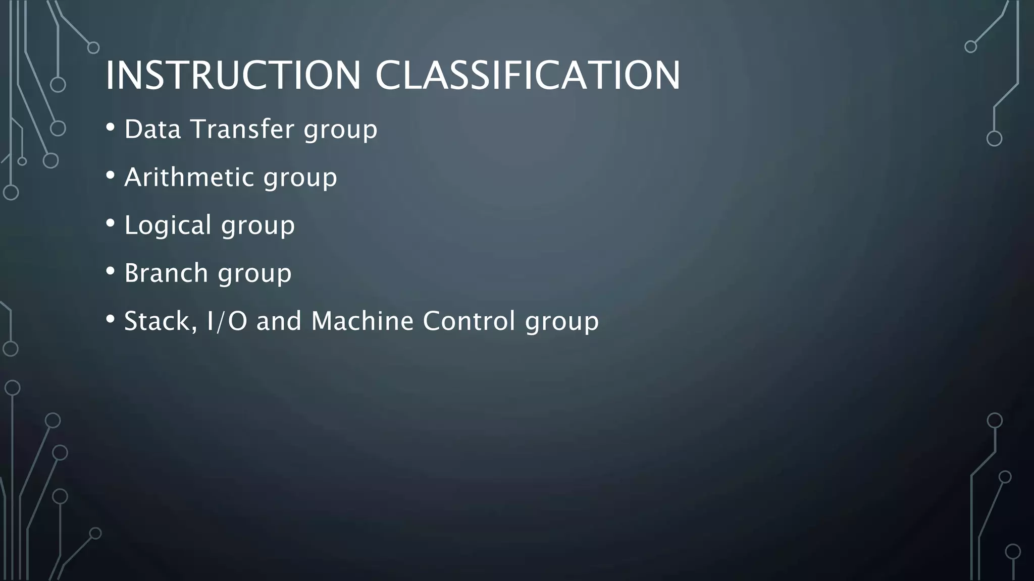 7. 8085 instruction set iv | PPT