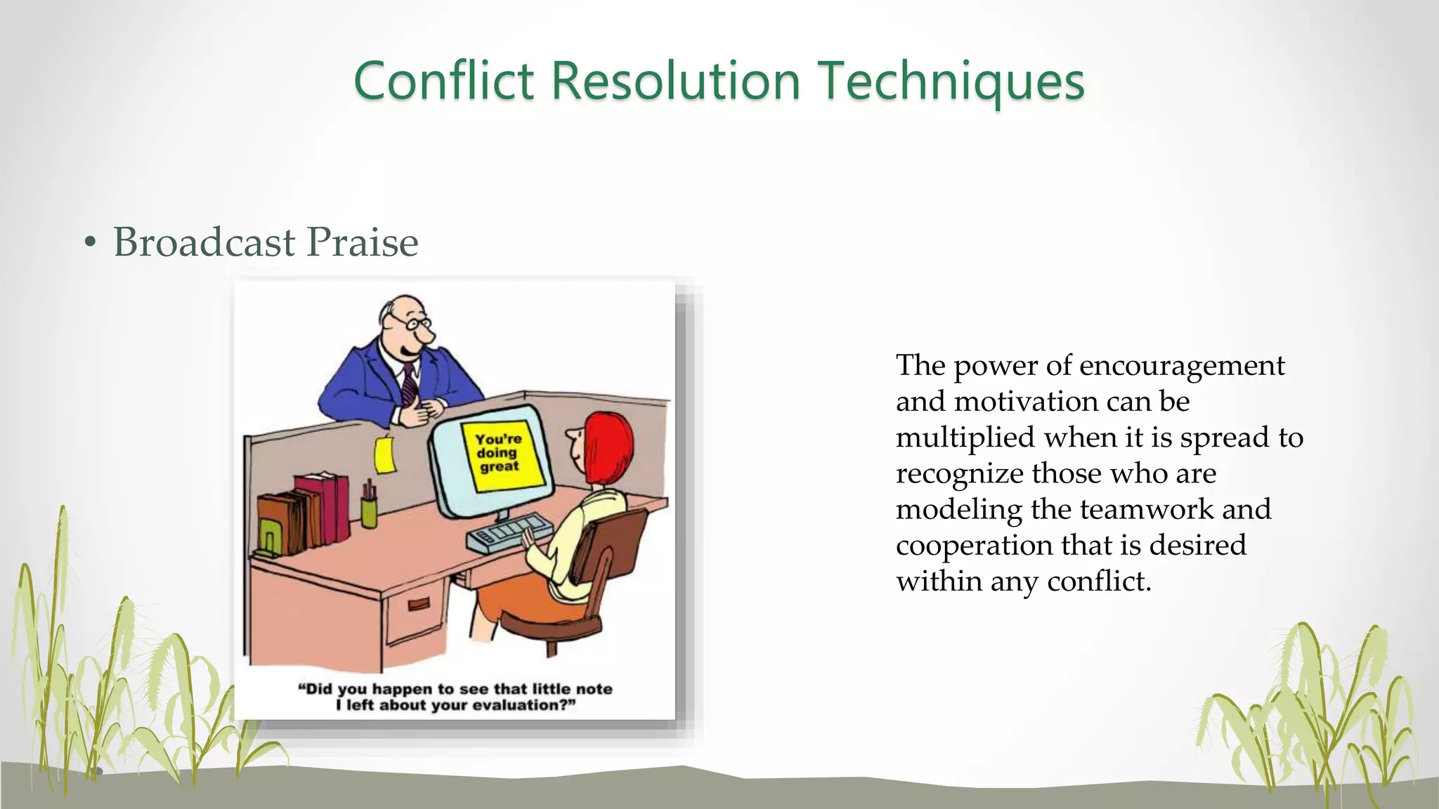 Effective conflict resolution and teamwork skills | PPTX