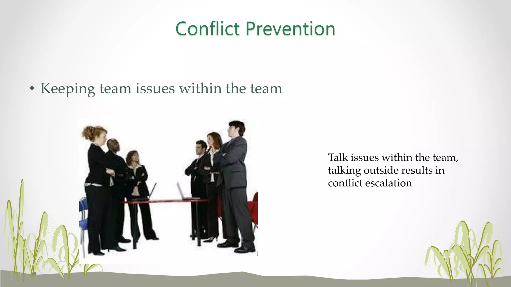Effective conflict resolution and teamwork skills | PPTX