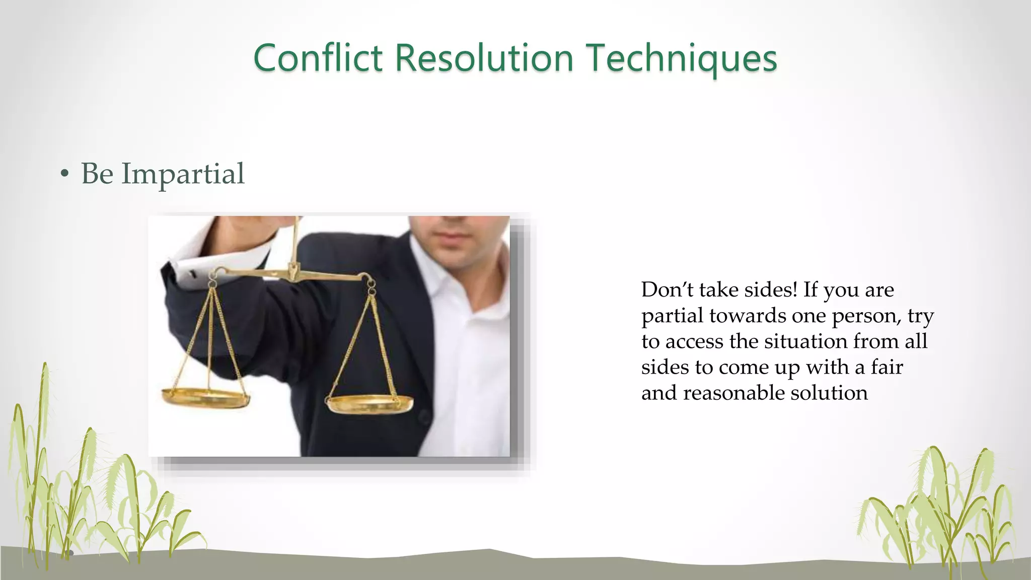 Effective conflict resolution and teamwork skills | PPTX