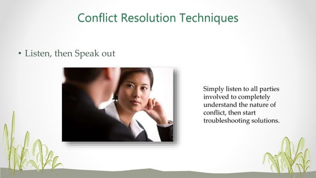 Effective conflict resolution and teamwork skills | PPTX | Human ...
