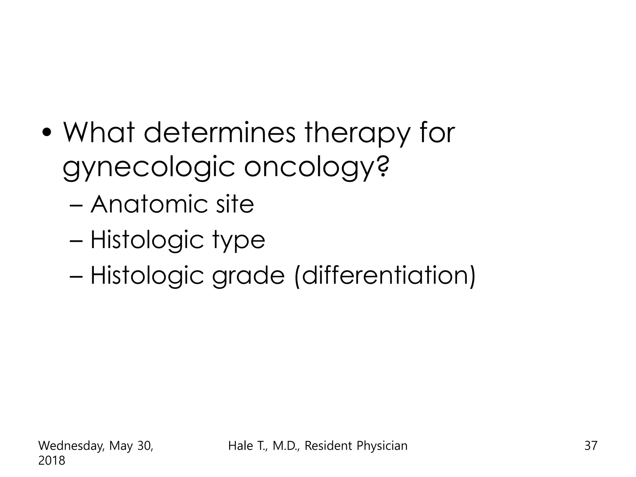 7. gynecologic oncology surgery | PDF | Cancer | Diseases and Conditions