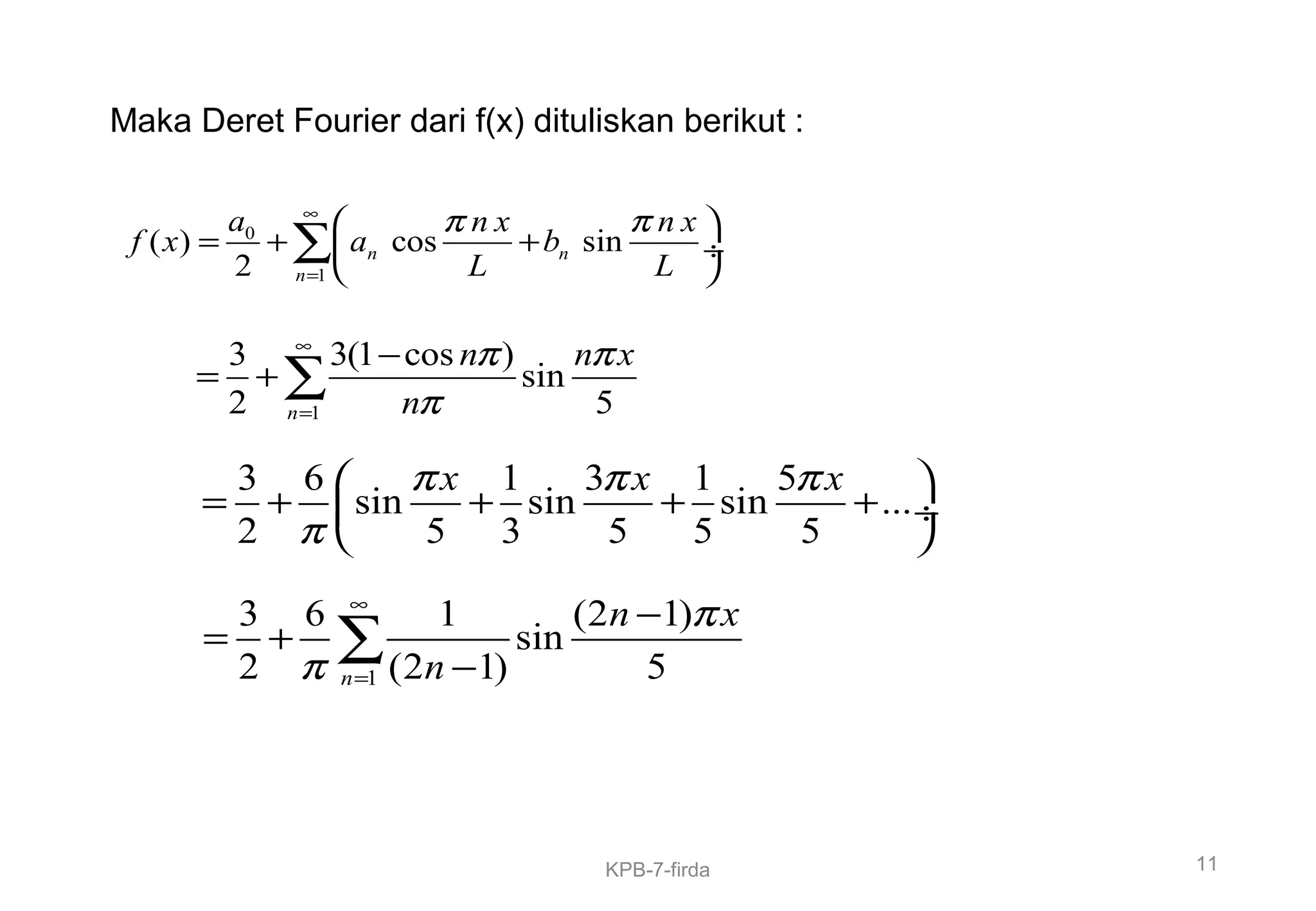 Deret Fourier | PPT