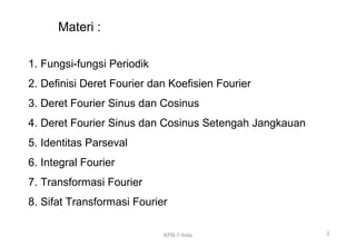 Deret Fourier | PPT