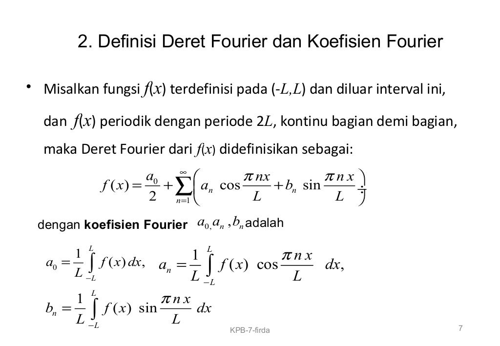 Deret Fourier