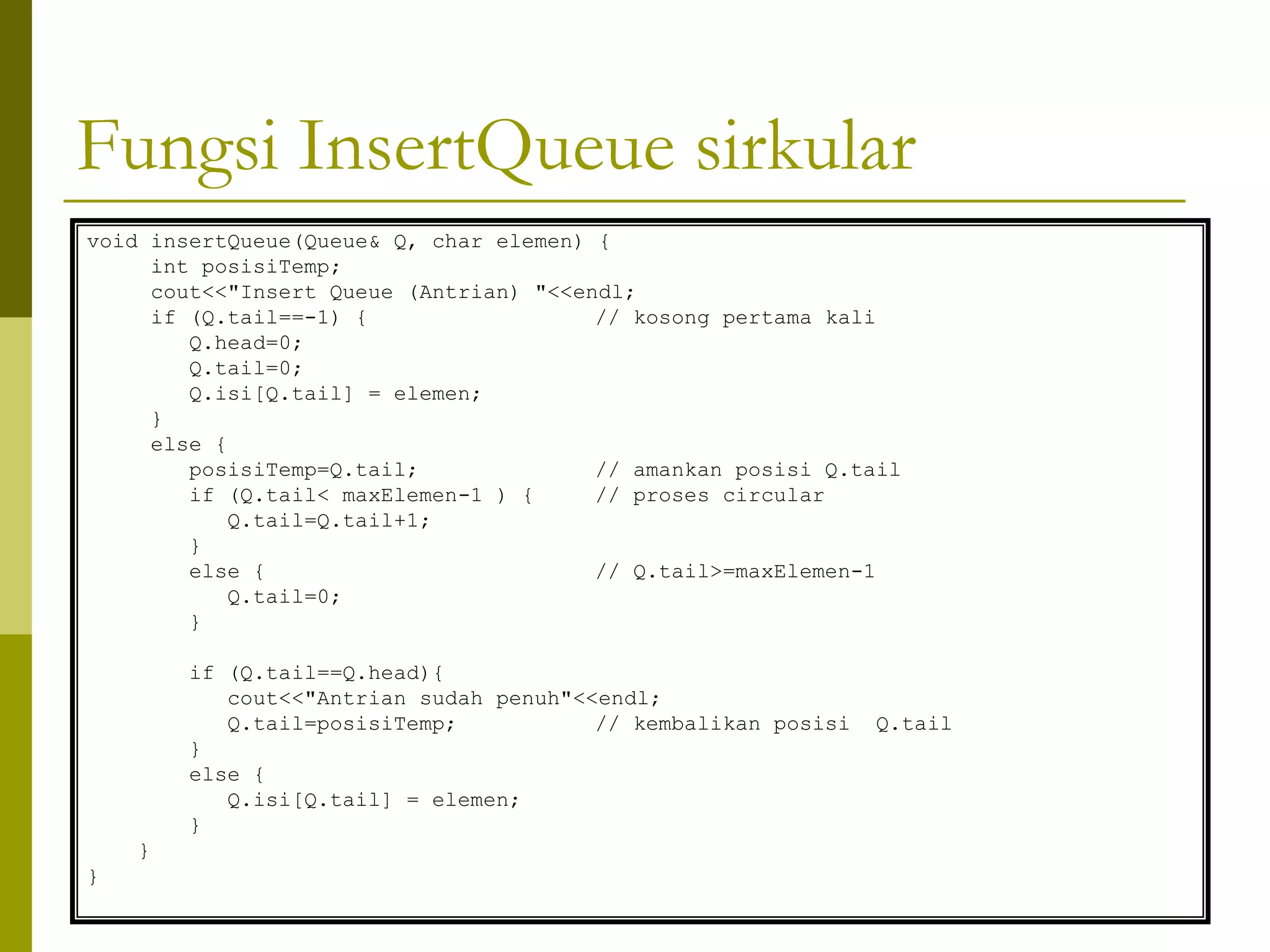 7. Queue (Struktur Data) | PDF