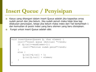 7. Queue (Struktur Data) | PDF