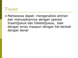 7. Queue (Struktur Data) | PDF