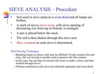 Geotechnical Engineering-I [Lec #7: Sieve Analysis-2] | PPSX