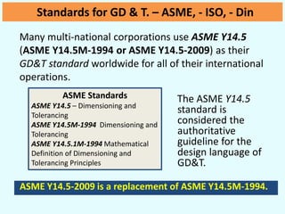 Geometrical Dimensioning & Tolerencing, GD&T Course. Day2 | PPTX