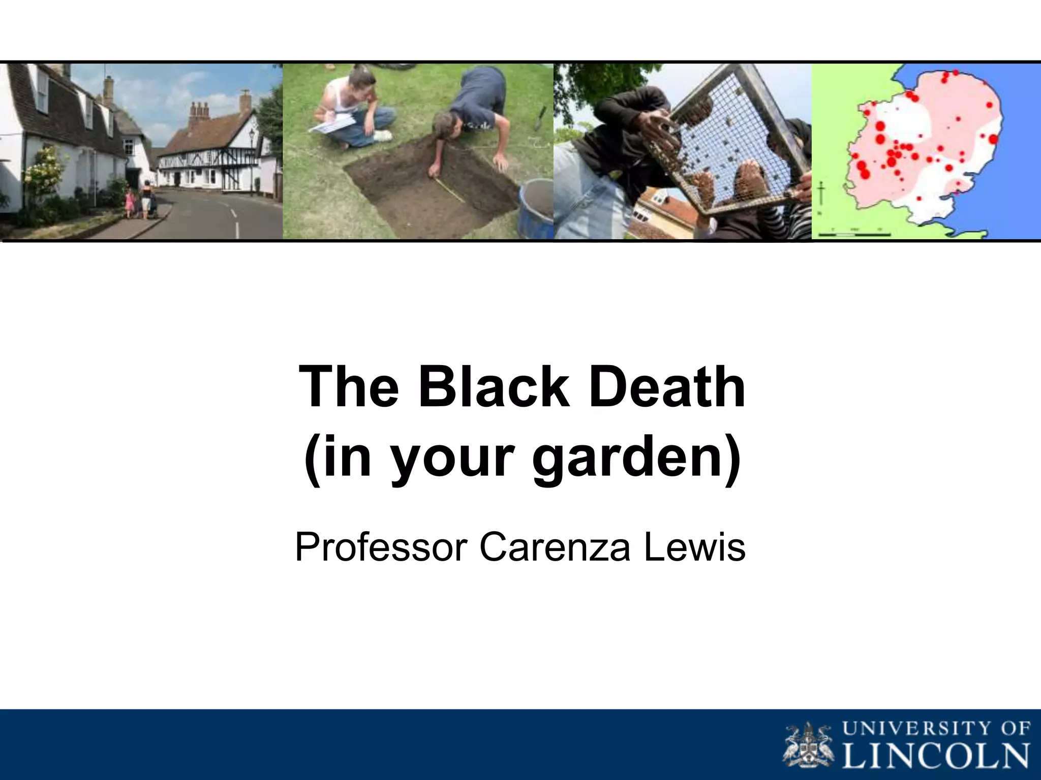7. Professor Carenza Lewis - The Black Death | PPTX