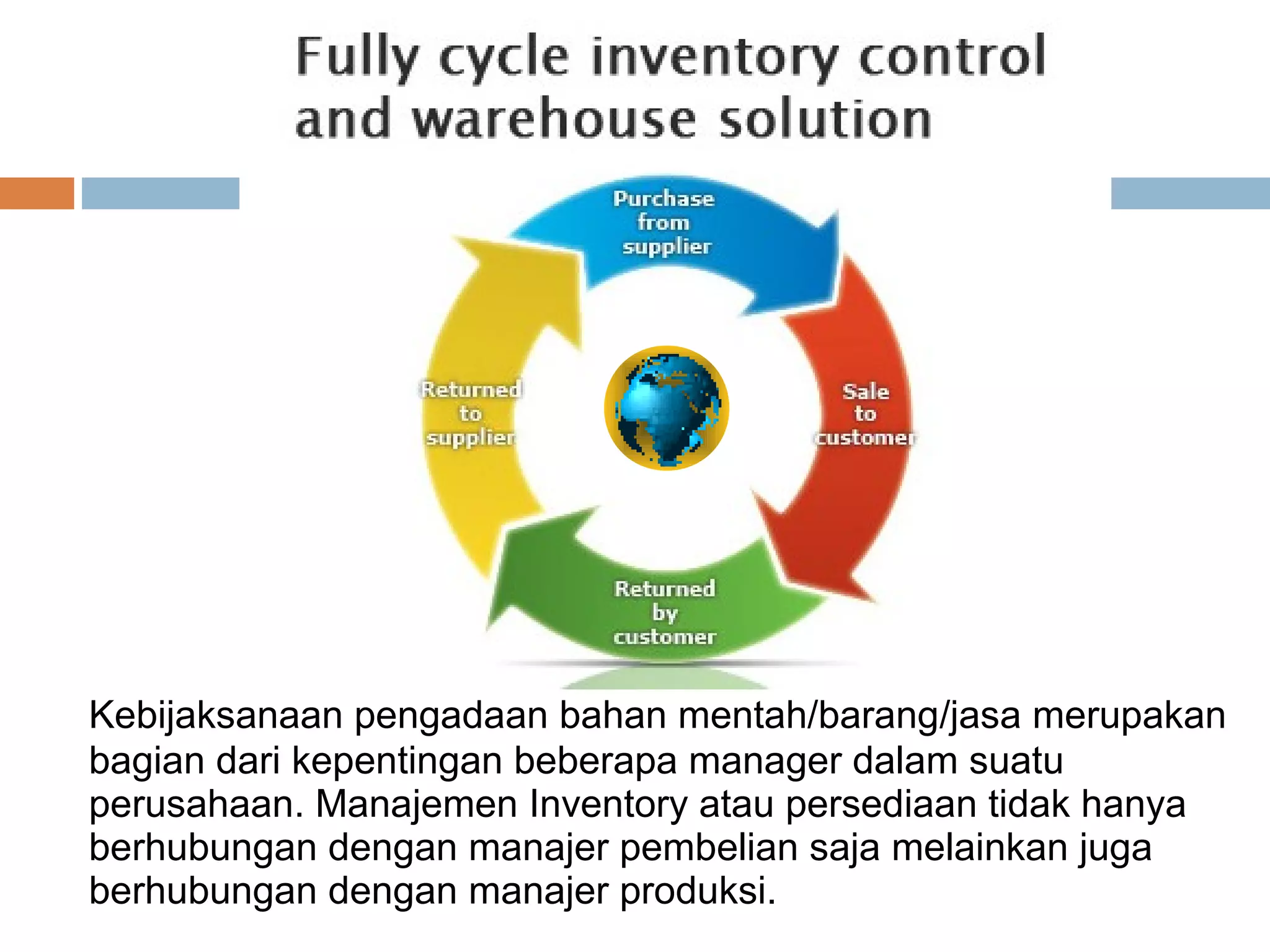 7. Inventory Control dalam Optimasi Persediaan_ Materi Pelatihan "MANAJEMEN PENGADAAN BARANG ...