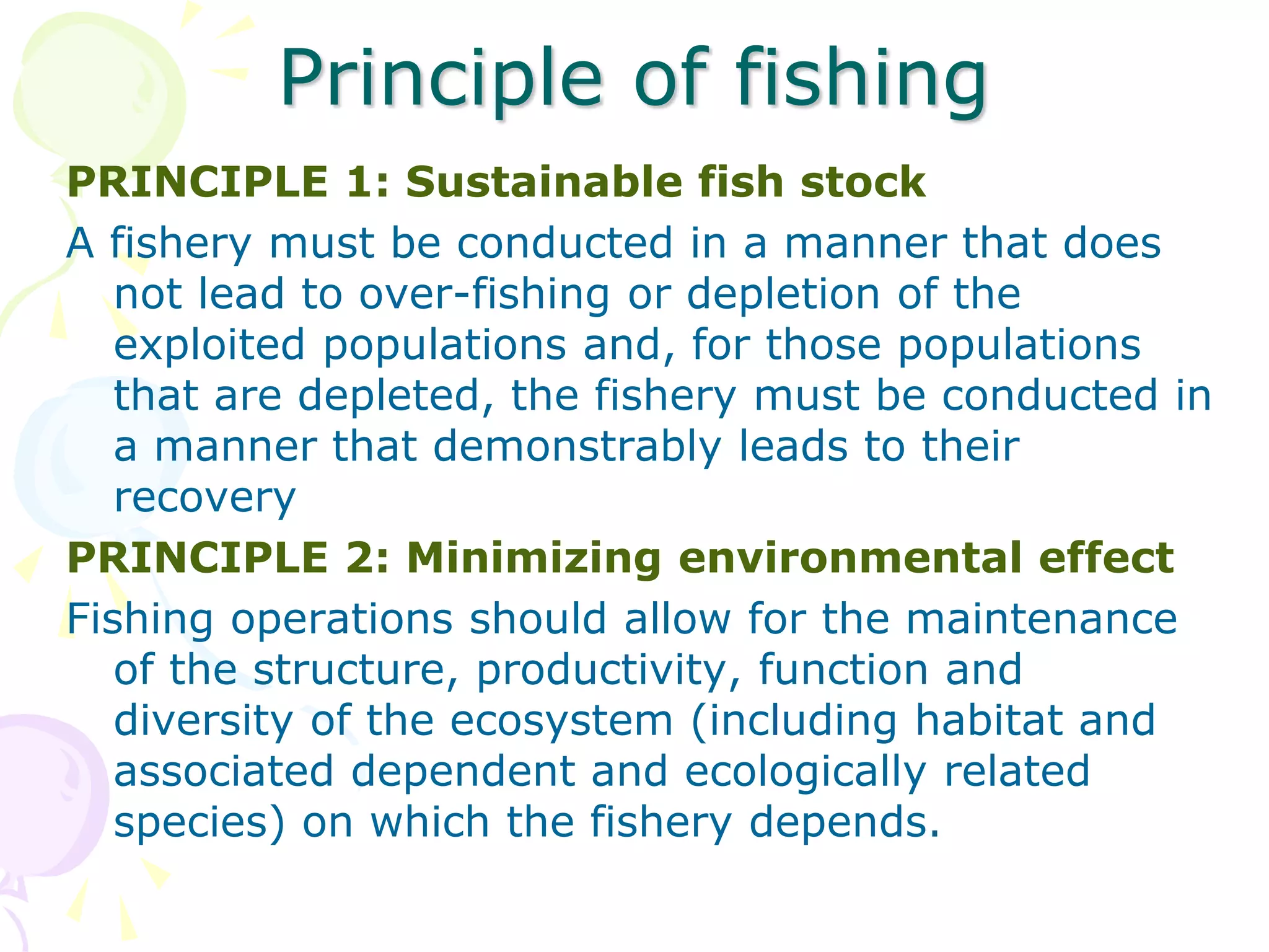 Fishing theory,Principle of Fishing | PPTX