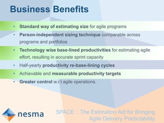 7. space the estimation aid for bringing agile delivery predictability ...