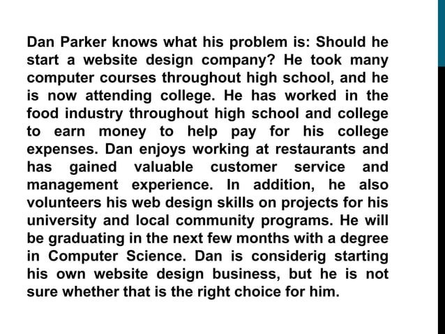 Problem Solving For Entrepreneurs Ppt
