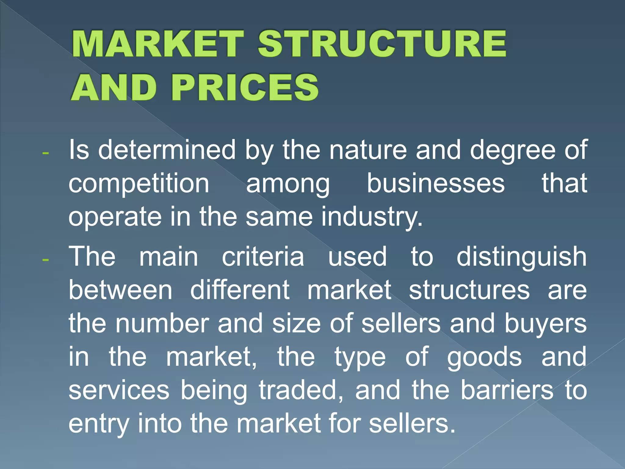 Market Structure | PPT