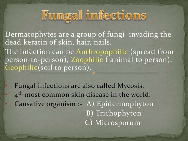7. Fungal infections | PPTX