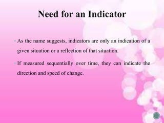 7.health indicators | PPTX