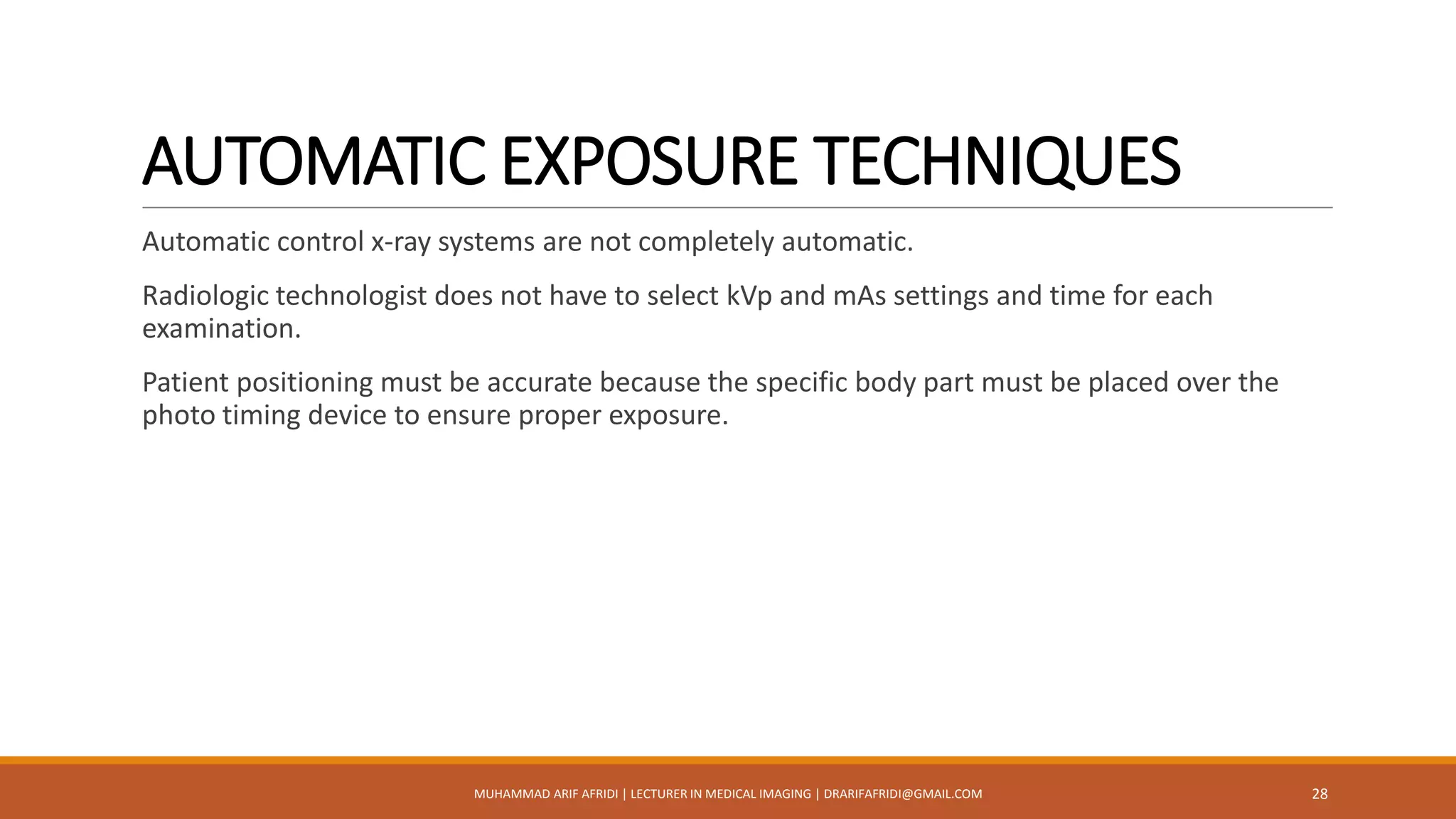 Screen Film Radiographic Technique | PDF