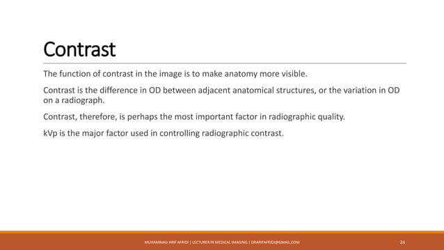 Screen Film Radiographic Technique | PDF | Photography | Arts and Crafts