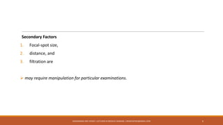 Screen Film Radiographic Technique | PDF