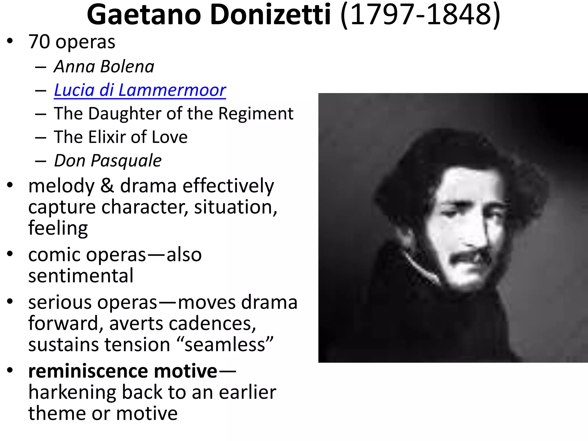 Power point 22. The Romantic Era: Early Romantic Opera | PPTX