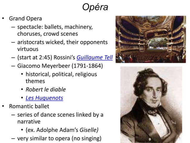Power point 22. The Romantic Era: Early Romantic Opera | PPT