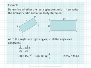 7.2 Similar Polygons | PDF