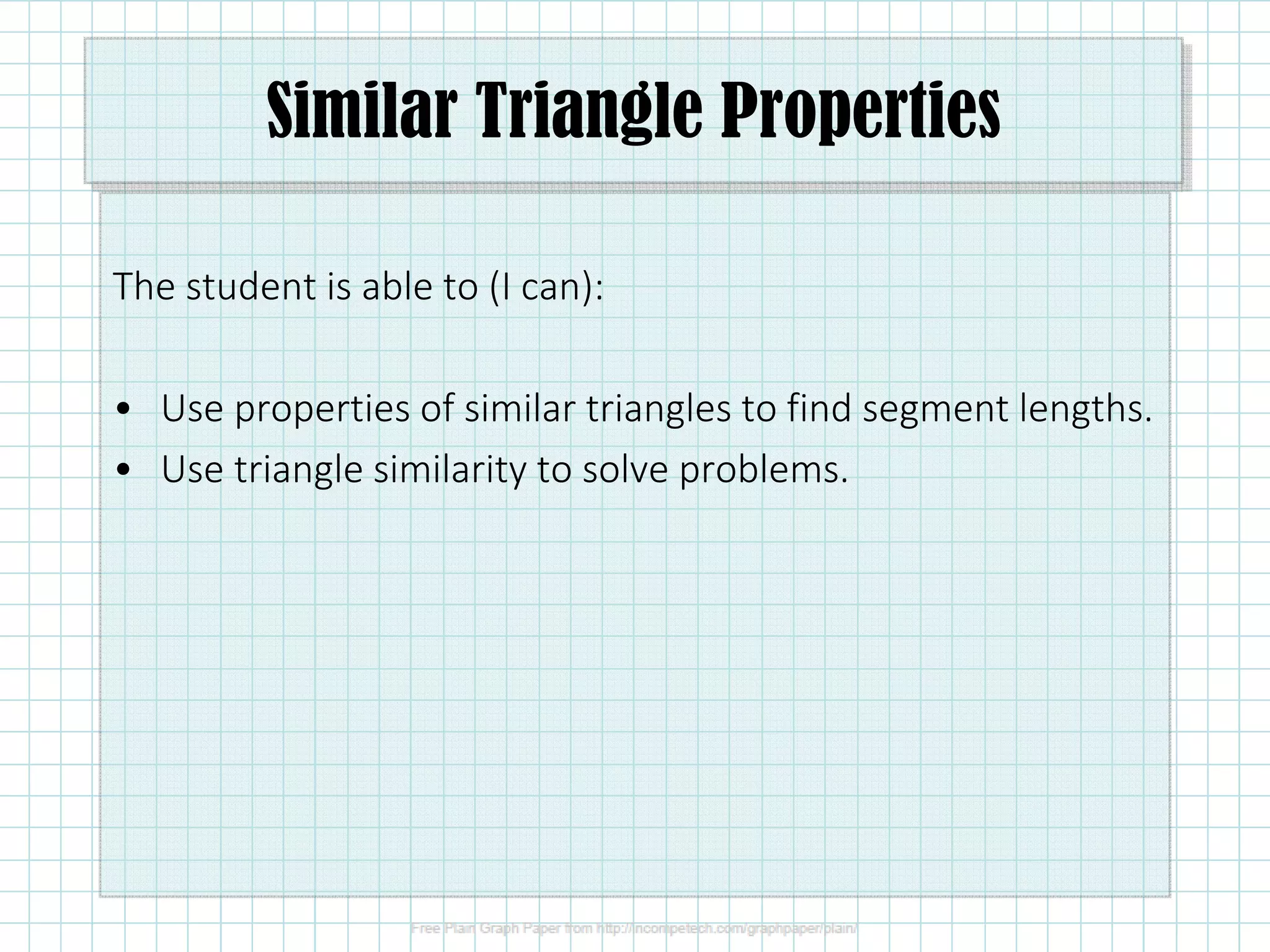 7.3 Similar Triangles | PPT