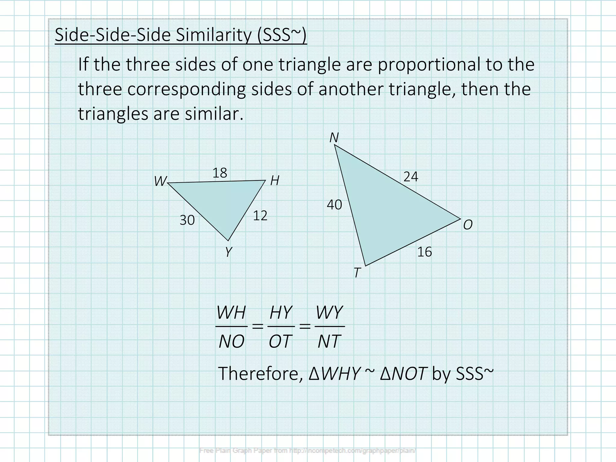 7.3 Similar Triangles | PPT