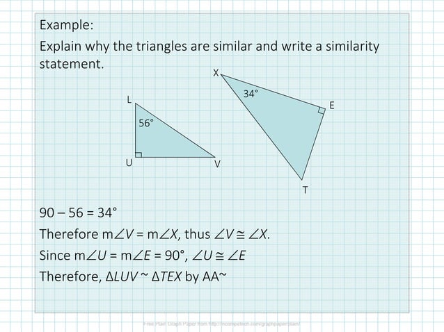 7.3 Similar Triangles | PPT