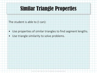 7.3 Similar Triangles | PPT