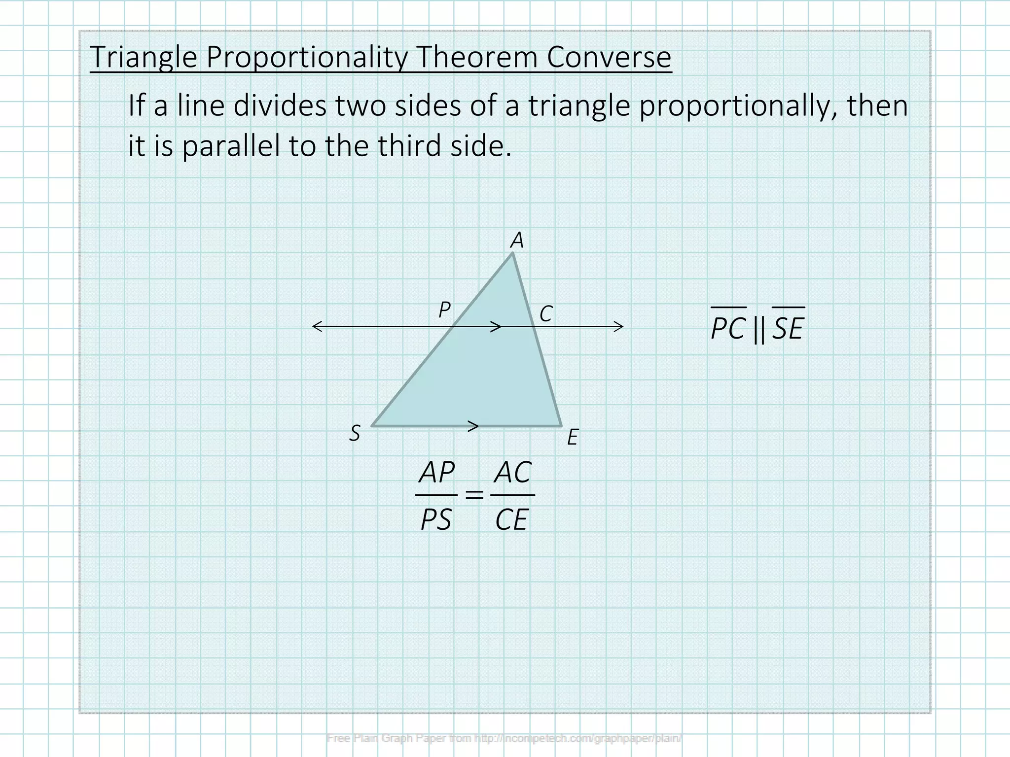 7.4 Triangle Proportionality Theorems | PDF