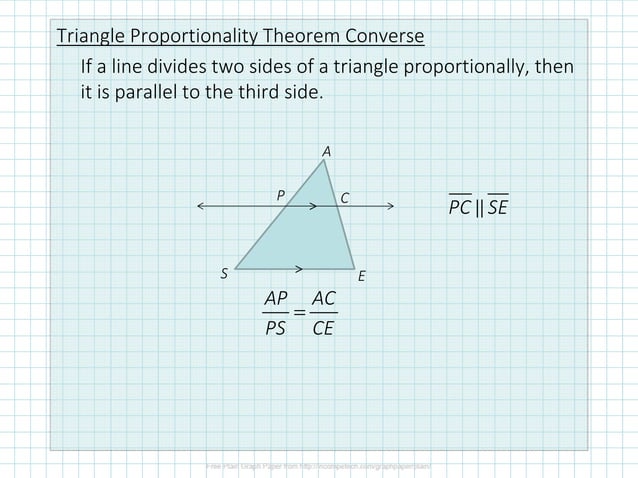 7.4 Triangle Proportionality Theorems | PDF