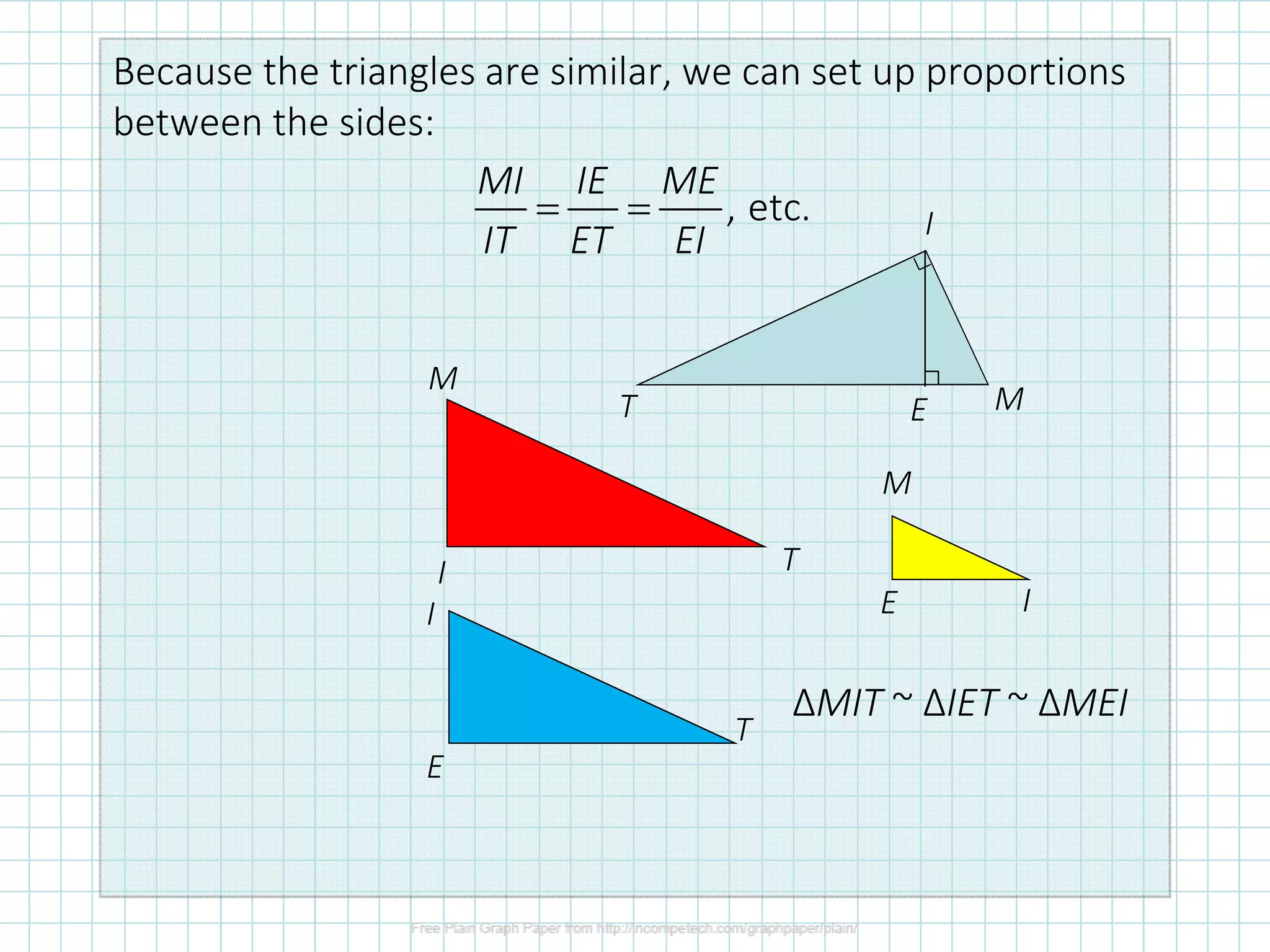 7.5 Similar Right Triangles | PDF